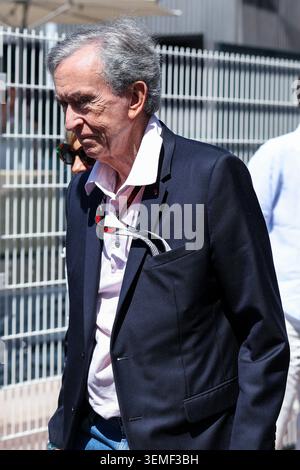 Bernard Arnault CEO of LVMH seen during the F1 Grand Prix of Monaco ...