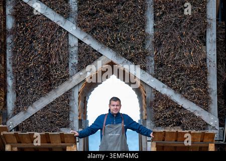 Master Salter at Blackthorn Salt Malky McKinnon alongside the new salt ...