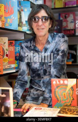 Benjamin Prado signs copies of her books during the 85th edition of the ...