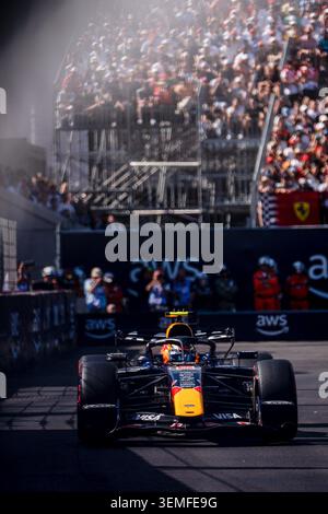 Isack Hadjar of Oracle Red Bull Racing on track during the F1 Grand ...