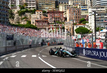 Mercedes' Andrea Kimi Antonelli during the Monaco Grand Prix at the ...