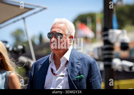 Aston Martin owner Lawrence Stroll on the grid before the race at the ...