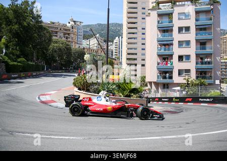 Montecarlo, Monaco. 7 Jun, 2026. Lewis Hamilton and Charles Leclerc ...