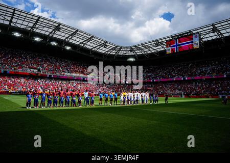 Harrison, New Jersey, USA 20260607. Norway's Erling Braut Haaland ...