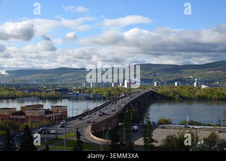 Krasnoyarsk, Russia - May 22, 2026: Facade and main entrance of Opera ...