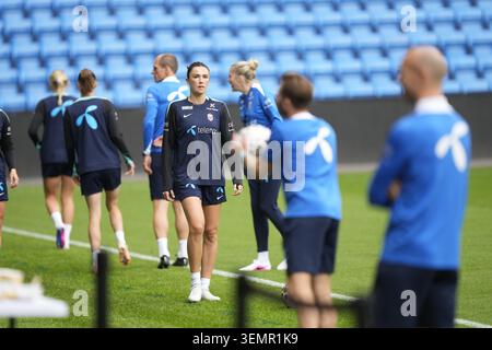 Oslo 20260608. Ingrid Syrstad Engen during the women's national team's ...