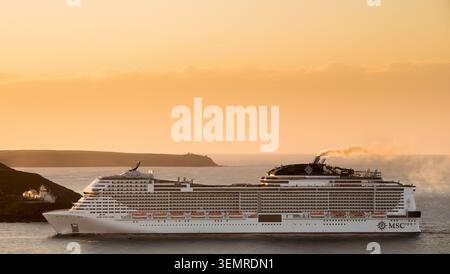 Cork Harbour, Cork, Ireland. 08th June, 2026. Cruise ship MSC Virtuosa ...