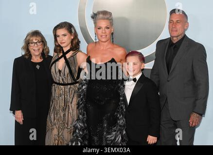 Pink and her family attend The 79th Annual Tony Awards at Radio City ...