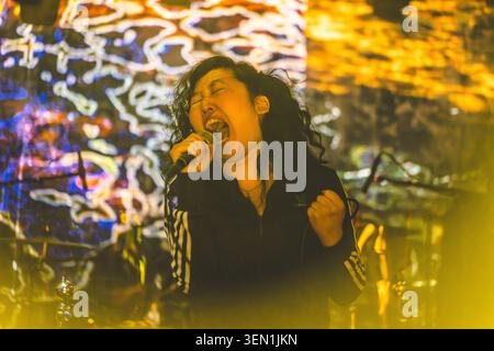 Copenhagen, Denmark. 09th, May 2026. The Danish band Puke Wolf performs ...