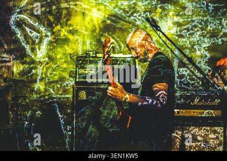 Copenhagen, Denmark. 09th, May 2026. The Danish band Puke Wolf performs ...