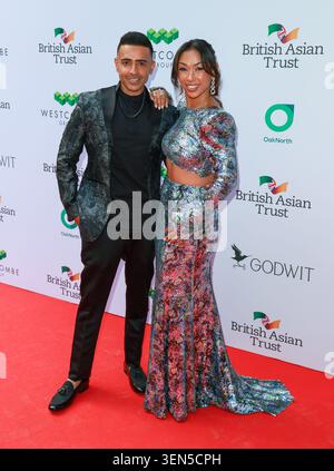 Jay Sean and Thara Prashad at the British Asian Trust Annual Dinner ...