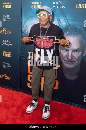 Spike Lee attends "The Last Ship" Revival Opening Night at the ...