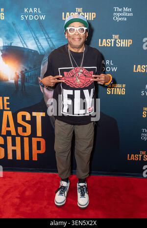 Spike Lee attends "The Last Ship" Revival Opening Night at the ...