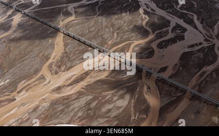 Golmud. 8th June, 2026. An aerial drone photo taken on June 8, 2026 ...