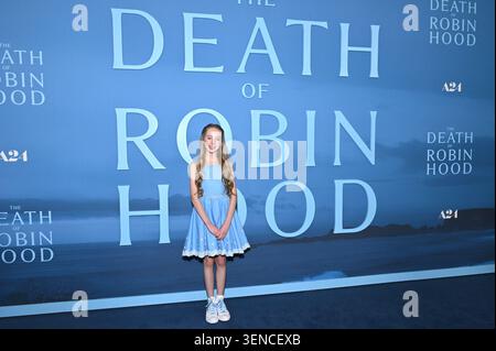 Faith Delaney at the world premiere of the film 'The Death of Robin ...