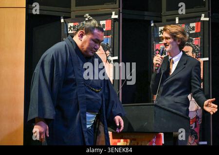 Paris, France. 11th June, 2026. Onosato Daiki poses for a photo after a ...