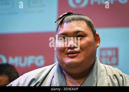 Paris, France. 11th June, 2026. Onosato Daiki poses for a photo after a ...