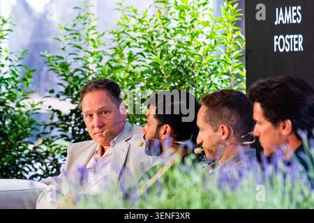 Stuttgart, GERMANY - June 11: James Foster (SVP GM&C Hugo Boss) and ...