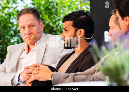 Stuttgart, GERMANY - June 11: James Foster (SVP GM&C Hugo Boss) and ...