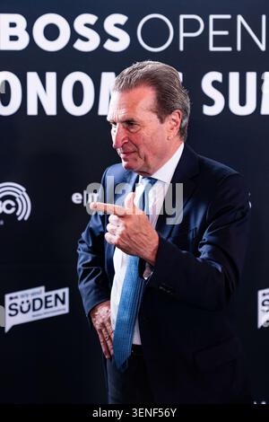 Stuttgart, GERMANY - June 11: Guenther Oettinger (Patron of the Boss ...