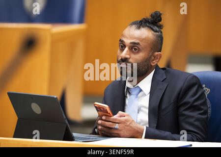 THE HAGUE - Sarath Hamstra (CDA) during a debate in the House of ...