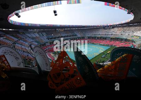 General view inside the stadium before the FIFA World Cup Group A match ...