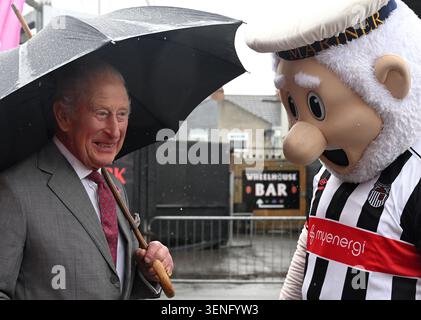 King Charles III during a visit to Horizon Youth Zone in Grimsby ...