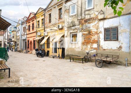 Skopje, North Macedonia – June 2026: Close-up of the Philharmonic ...