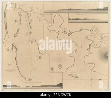 This engraved map was issued in 1794 and records the east coast of ...