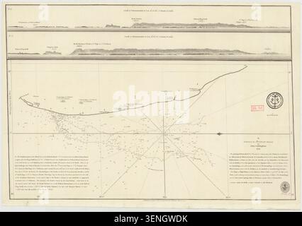 This engraved map was issued in 1794 and records the east coast of ...