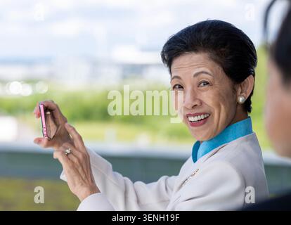 LUND 2026-06-11 Princess Takamado of Japan in the museum section during ...