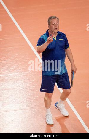 Swedish Olympic table tennis champion Jan-Ove Waldner took part in ...