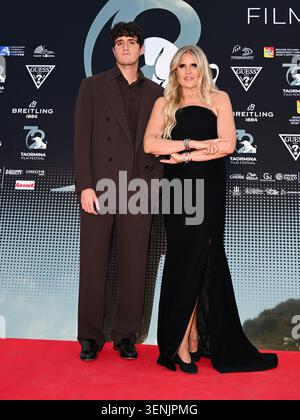 Tiziana Rocca , Vittorio Base 72nd Taormina Film Festival 4th Evening ...