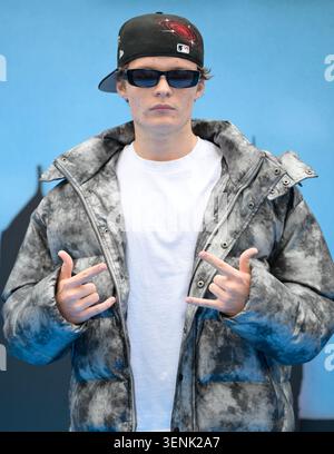 Zacapo attends the "Your Fault: London" UK Premiere at Cineworld ...