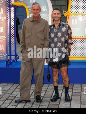 DJ Fat Tony and Stavros Agapiou attend the Royal Academy of Arts Summer ...