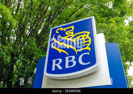 Vancouver, Canada - June 8, 2026: Close-up of a TransLink bus stop ...