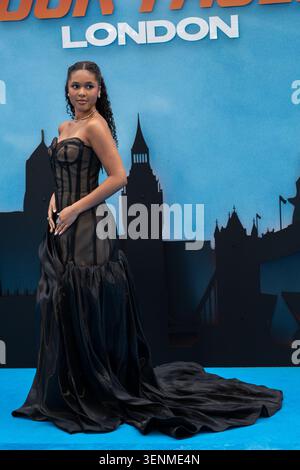 Vanessa Sam attends the "Your Fault: London" UK Premiere at Cineworld ...