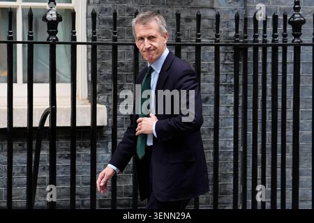 Newly appointed Defence Secretary Dan Jarvis leaving 10 Downing Street ...