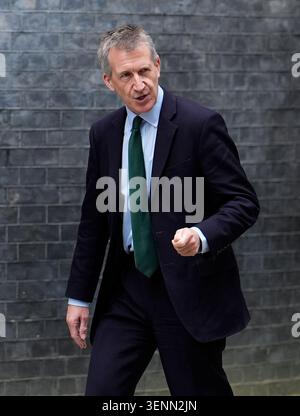 Newly appointed Defence Secretary Dan Jarvis leaving 10 Downing Street ...