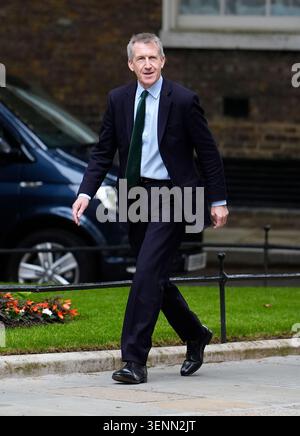 Newly appointed Defence Secretary Dan Jarvis leaving 10 Downing Street ...