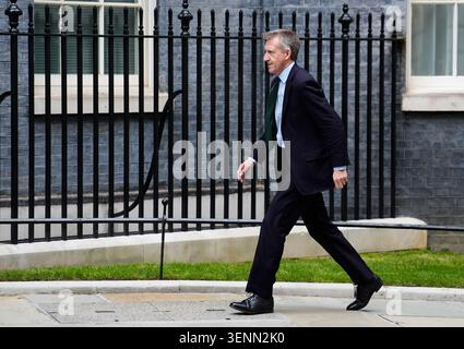 Newly appointed Defence Secretary Dan Jarvis leaving 10 Downing Street ...