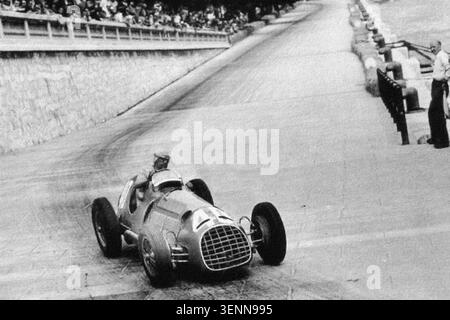 Alberto Ascari, Scuderia Ferrari, Ferrari 125 F1 1.5 V12 s, 1950 Monaco ...