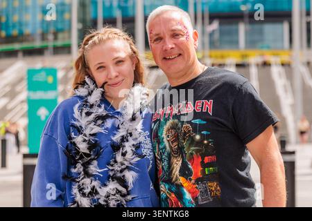 London, UK. 12 June 2026. Fans arrive on Olympic way to attend Harry ...