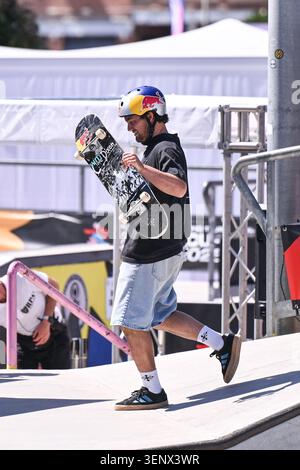 Ostia Park, Ostia, Italy - Alex Sorgente ITA during World Skateboard ...