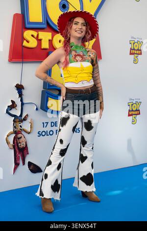 Nuria Andreu attends the premiere of "Toy Story 5" at Cines Callao on ...