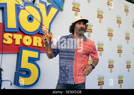David Gomez attends the premiere of "Toy Story 5" at Cines Callao on ...