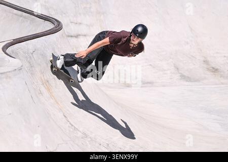 Arisa TREW (AUS) competes during Women’s Quarter of Final WST World Cup ...