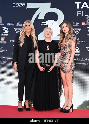 Tiziana Rocca , Emmanuelle Seigner , Morgane Polanski 72nd Taormina ...