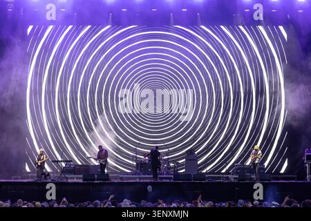 Porto, Portugal, 12 June 2026. British shoegaze band Slowdive perform ...
