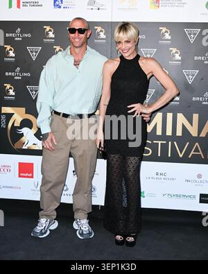 Micaela Ramazzotti , Claudio Pallitto 72nd Taormina Film Festival Red ...
